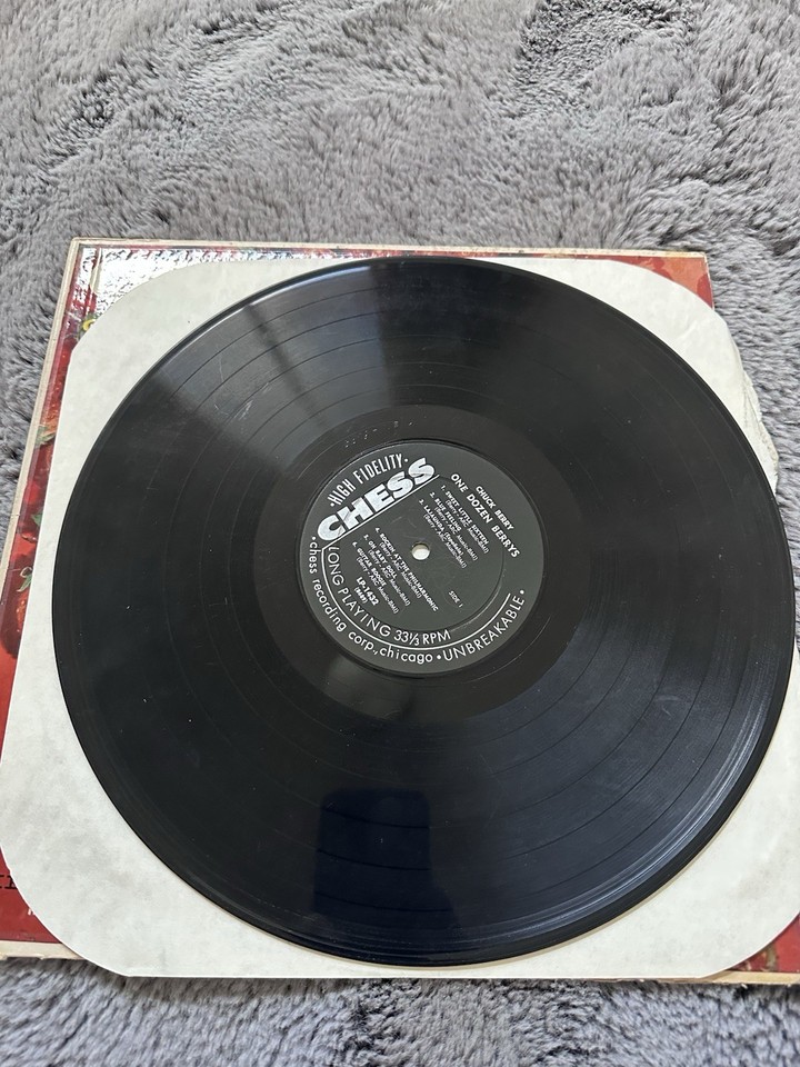 Chuck Berry - One Dozen Berrys Chess LP 1432 1958 Pressing Mono Black ...