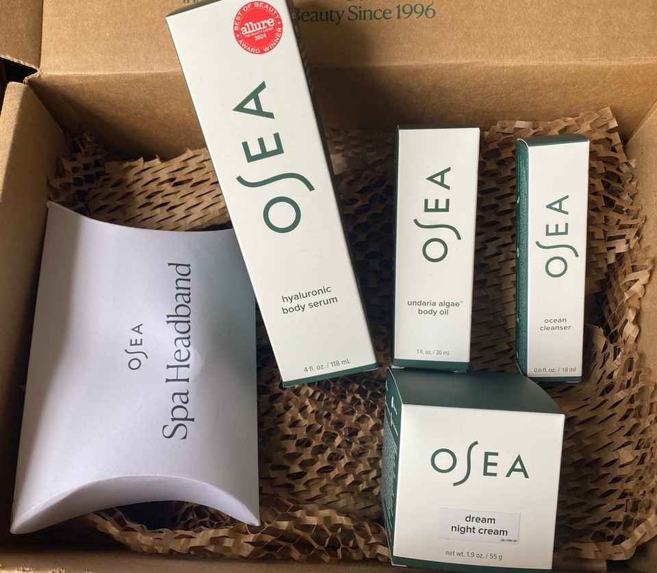 OSEA® Malibu Gift Set (New in box) $169 Value, Face & Body + OSEA Spa ...