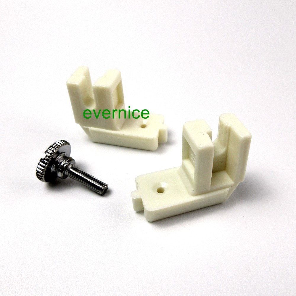 2 Teflon Invisible Concealed Low Shank Zipper Foot For Brother Janome ...