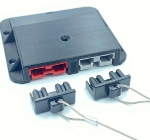 Double Anderson Plug Surface Mount External Kit + Red & Grey 50 Amp ...