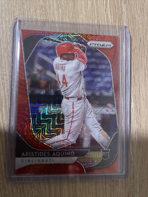 Aristides Aquino 2020 Panini Prizm Red Mojo /149 Rookie RC #140 ...