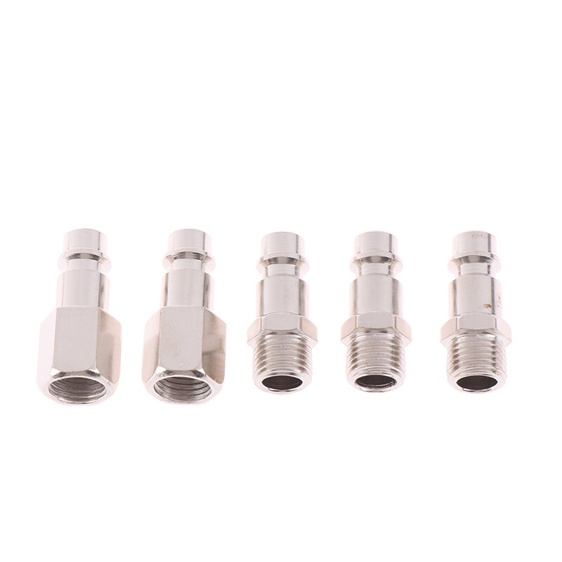5pcs 1/4" BSP Femal/Male Air Compressor Connectors Quick Releas-DB ...