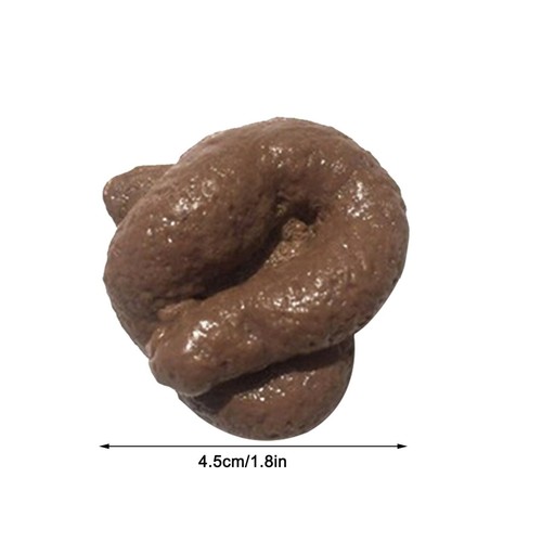 Fake Poop Gag Joke Prank Crap Dog Poo Realistic Gift Funny Human Party ...