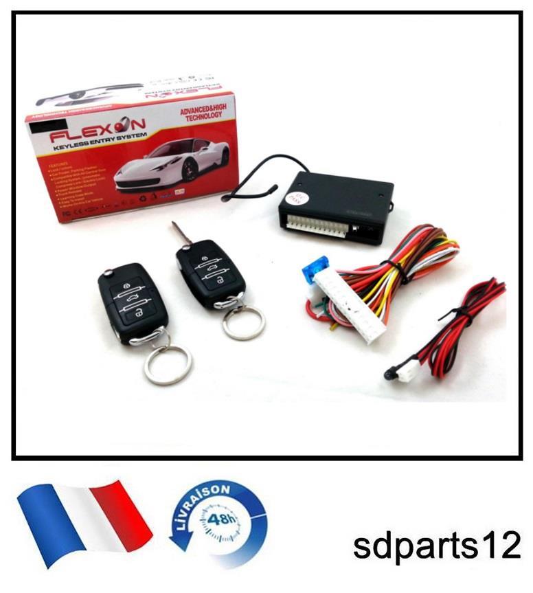 Kit Complet Télécommande Verrouillage Central Universal Pour Autos ...