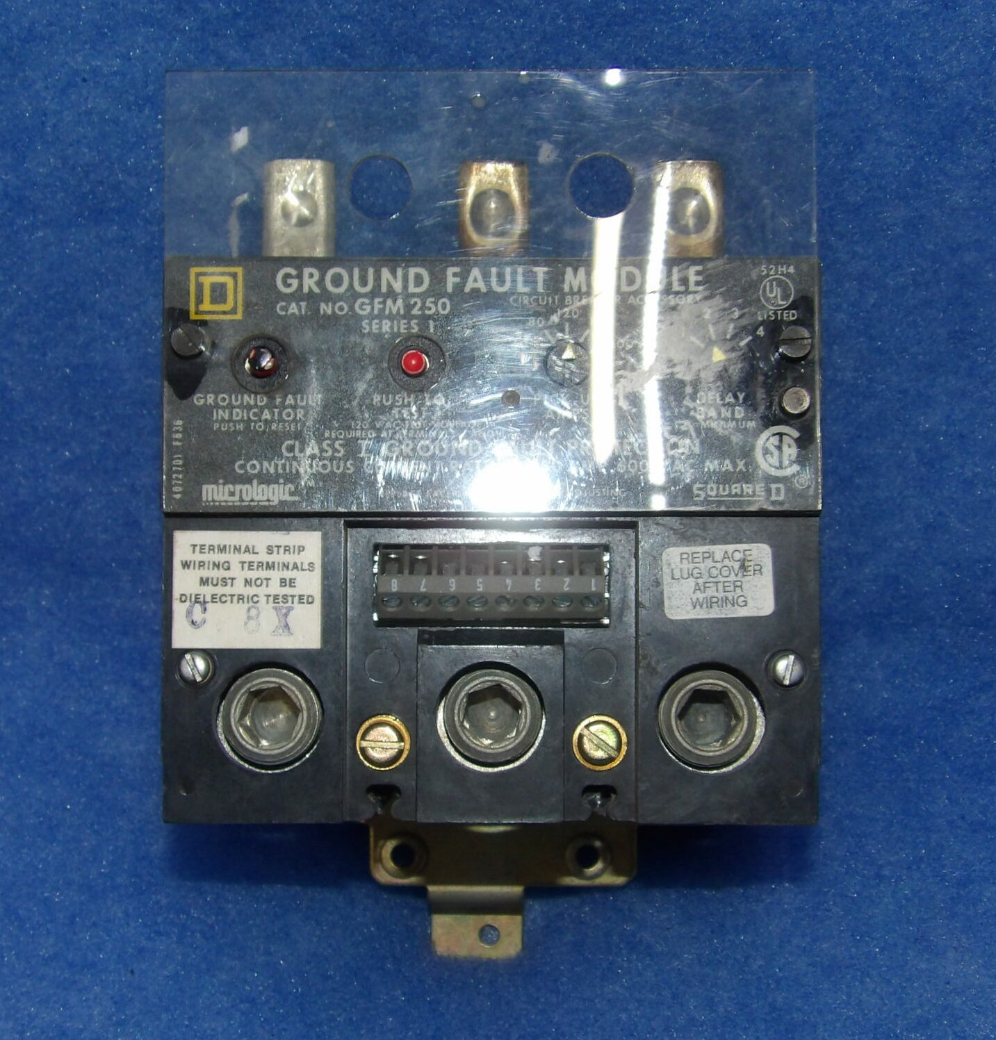 Square D GFM250 100A 600V 3 Pole Series 1 Ground Fault Module + 1 Year ...