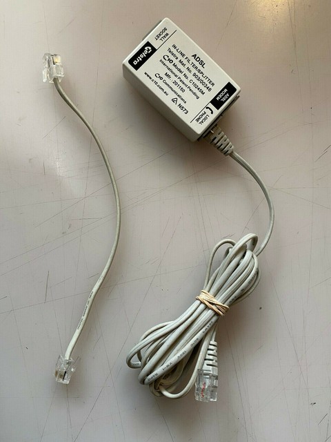 Telstra ADSL In-line Filter/Splitter Model C10245M for sale online | eBay