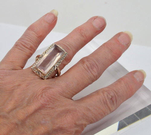 Nicky Butler Rose Quartz & Sterling Silver Ring - Size 9 | eBay