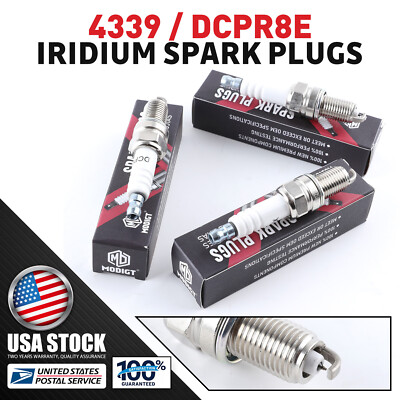 For NGK 4339 SeaDoo 4-Tec DCPR8E Spark Plug For 130 155 185 215 255 260 ...