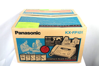 PANASONIC KX-FP101 COMPACT PLAIN PAPER FAX -NEW OPEN W/BOX, STYROFOAM ...