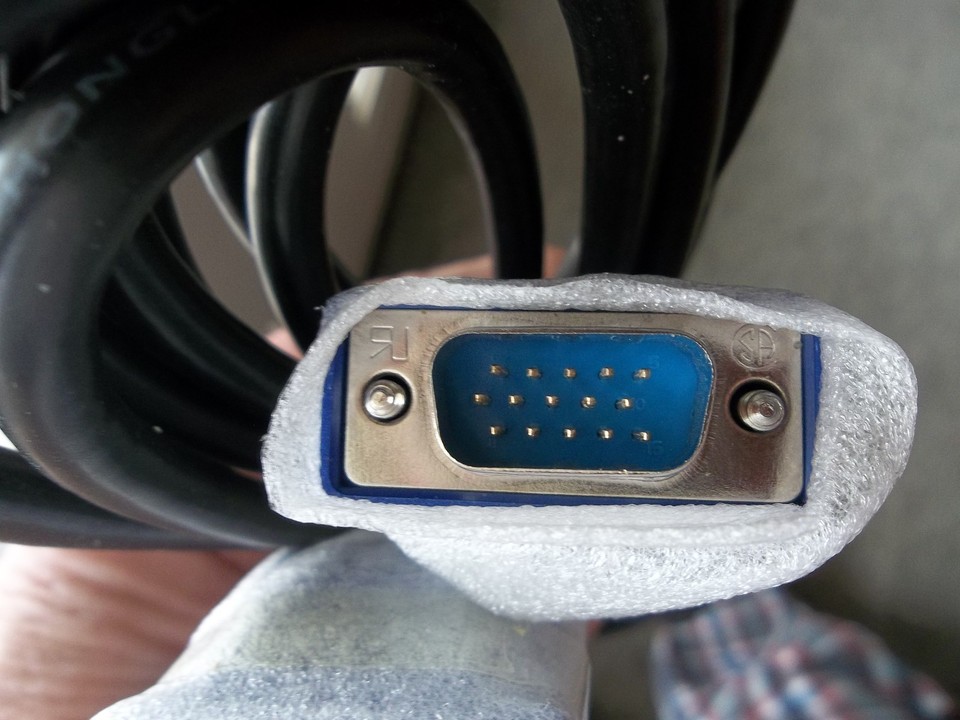 HONGLIN LM,E239426 AWM 20276 30V 15-Pin Male VW1 VGA 6' Monitor Cable ...