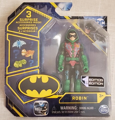 Robin DC Batman 1st Ed Spin Master 4" Action Figure Set 2021 To10 | eBay