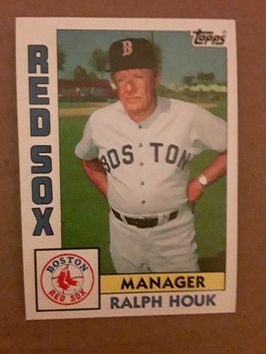 1984 Topps Ralph Houk baseball card # 381. MANAGER, Boston Red Sox. | eBay