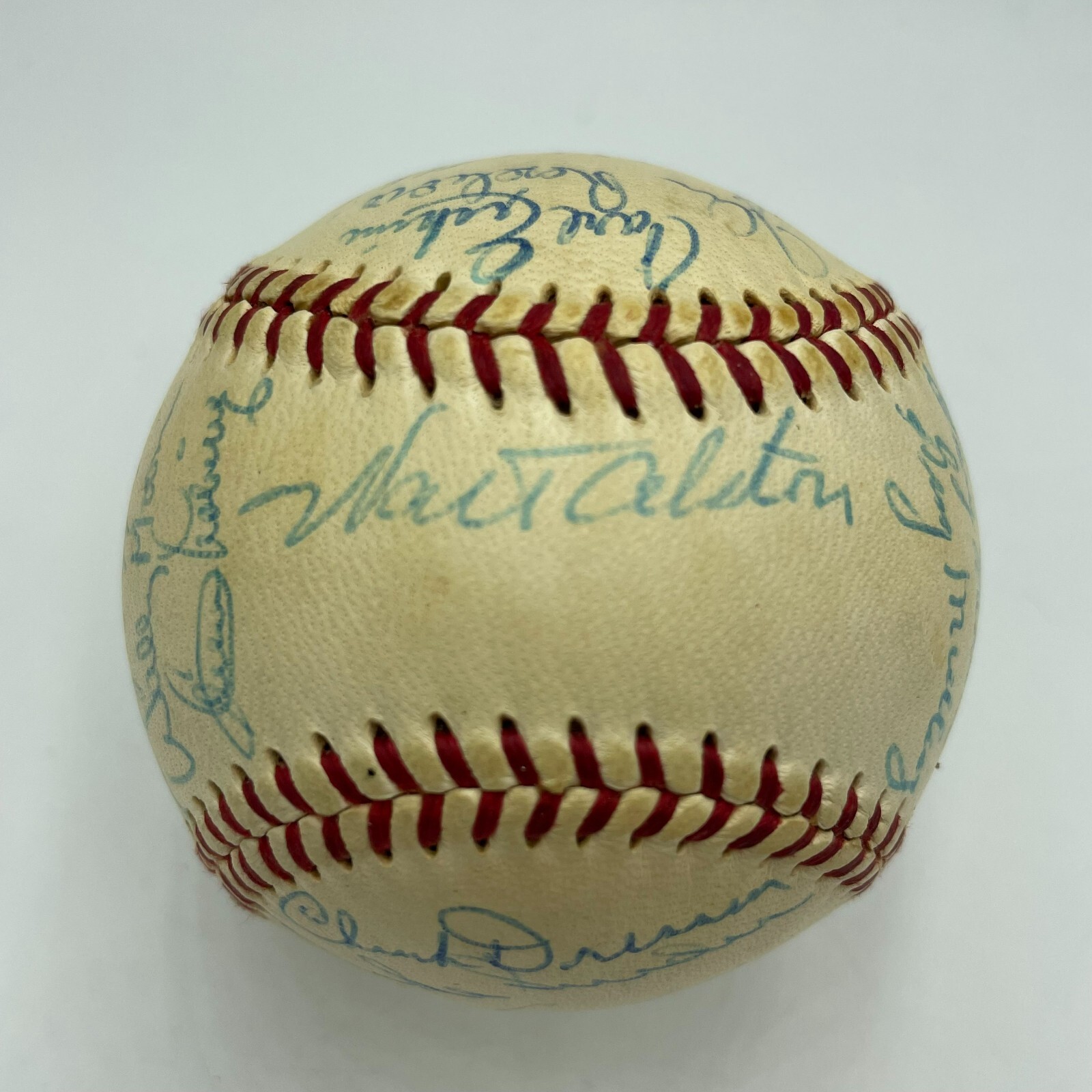 1959 Los Angeles Dodgers World Series Champs Team Signed Baseball ...