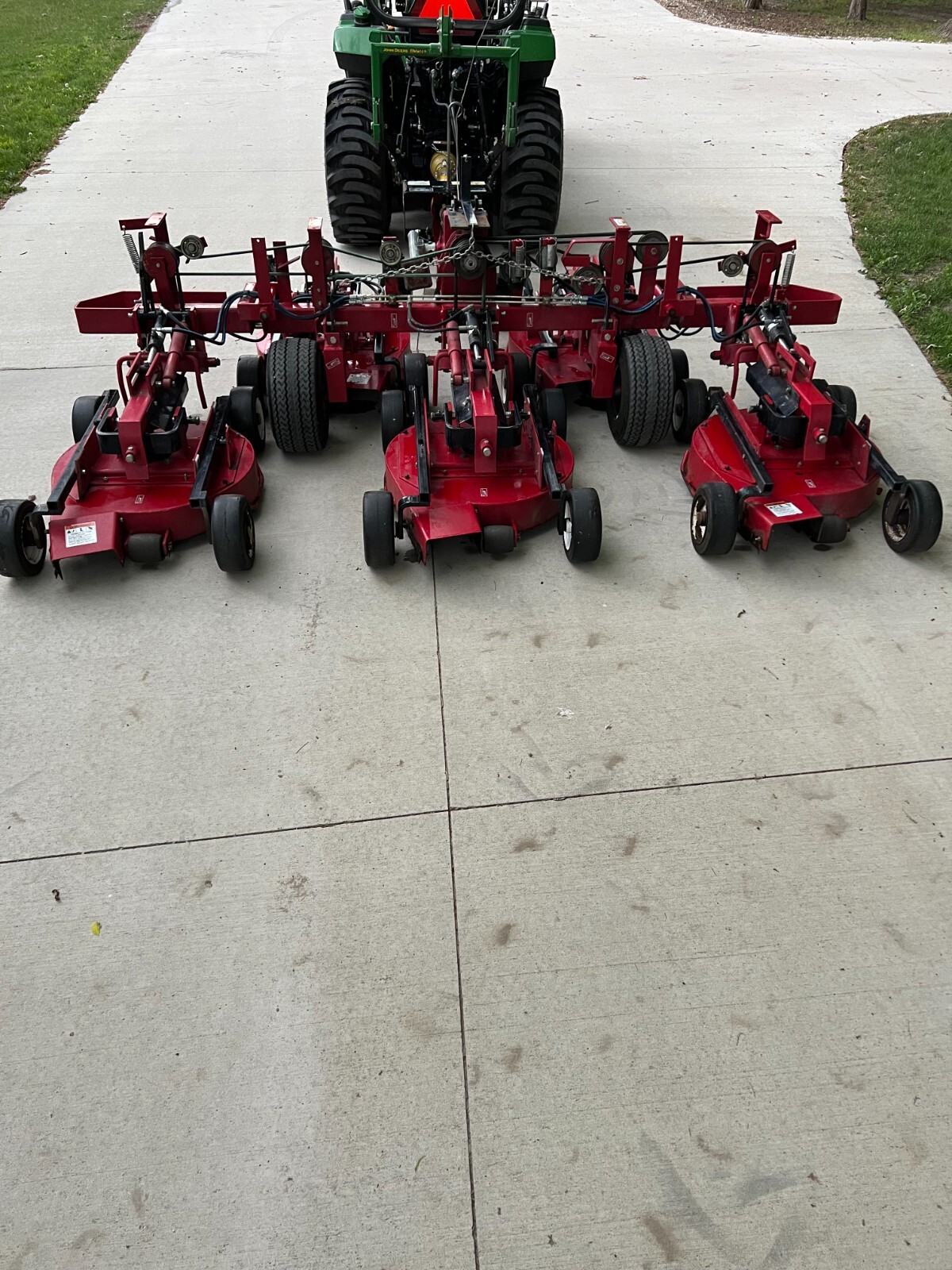 Progressive Pro-Flex 120 rough/finish mower 10ft cut width bat wing | eBay