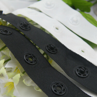 5 Yards Plastic Snap Button Tape Ribbons Crafts Fabric Sewing ...