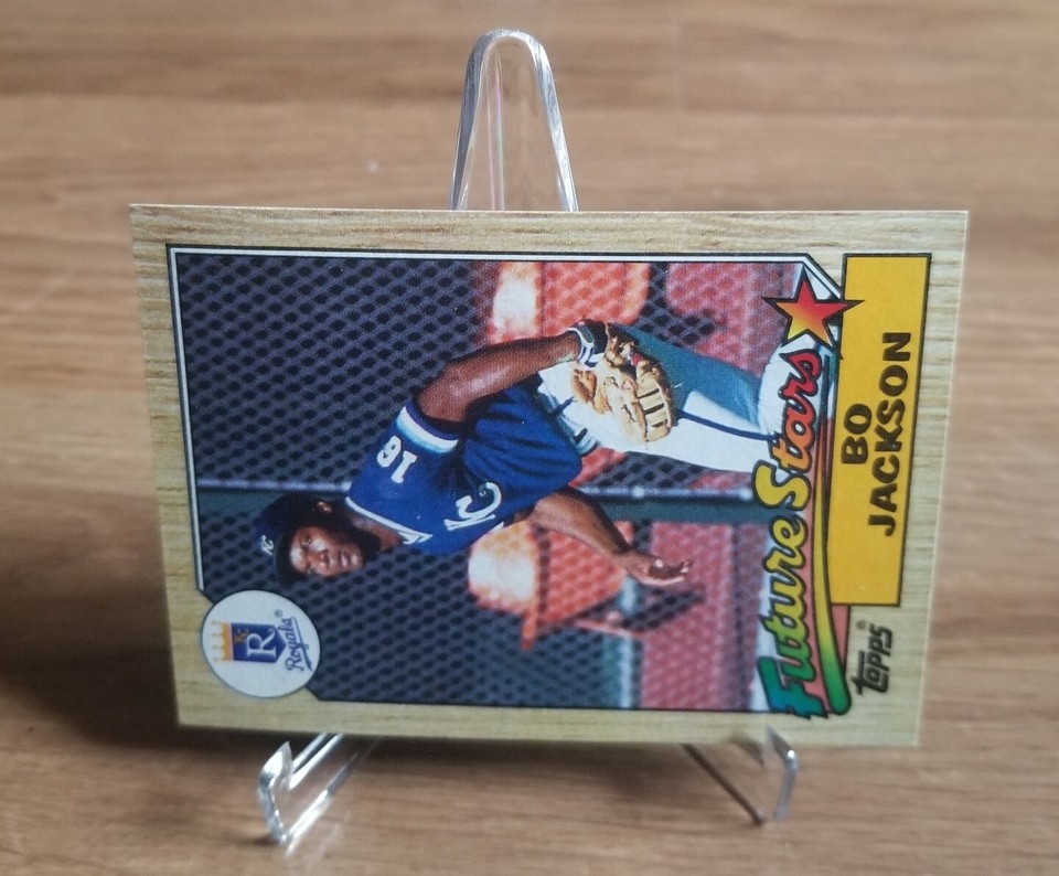 Bo Jackson ERROR Rookie Card Topps 1987 #170 Kansas City Royals | eBay