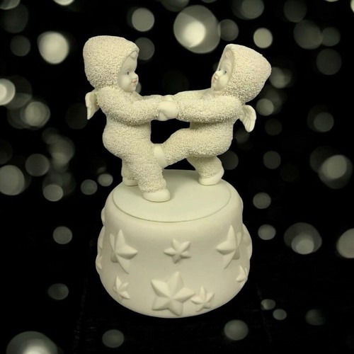 Dept 56 Snowbabies Swing your Partner Revolving music box plays Shall ...
