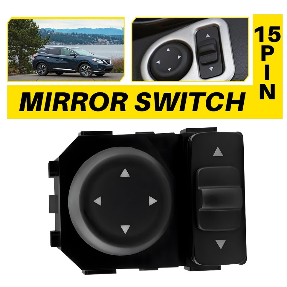 Left Power Mirror Fits Switch 2013-2019 Nissan Pathfinder Rogue Altima ...