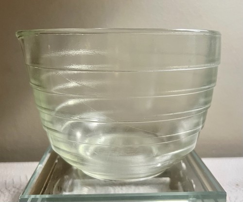 Vintage PYREX for Westinghouse Mixing Bowl 15 Pour Spout Beehive Clear ...
