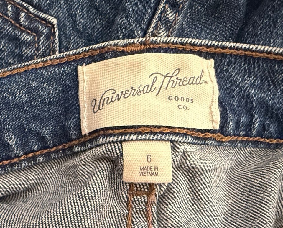 Universal Thread Women's Ultra-High Rise Maxi Denim Skirt Size 6 NEW | eBay