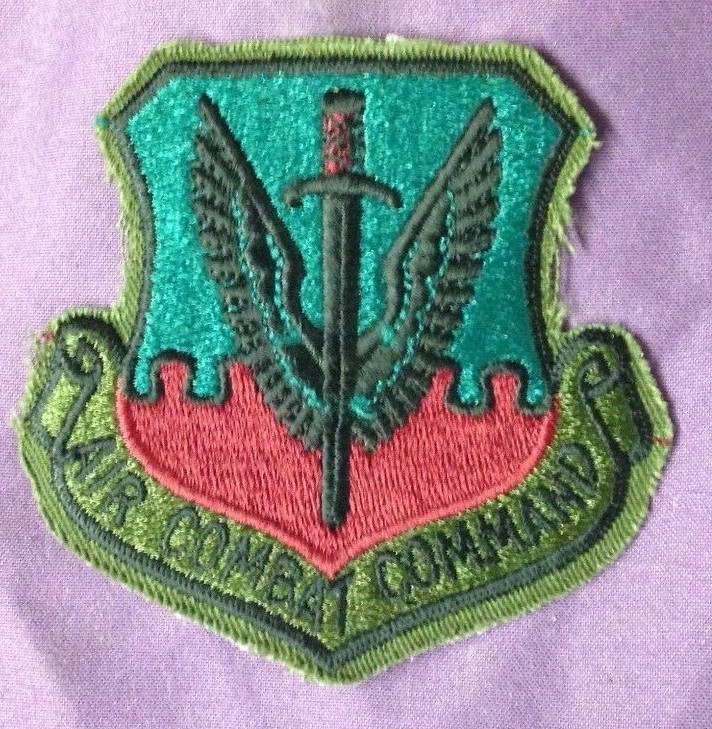 vintage~AIR COMBAT COMMAND~PATCH usaf US AIR FORCE rare MILITARY VERY NICE USA | eBay