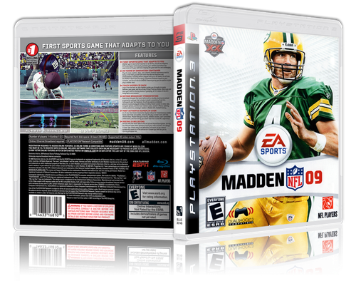 Madden 09 - Custom Replacement PS3 Cover and Case. NO GAME!! | eBay