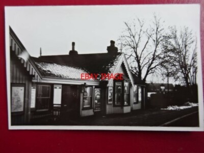 PHOTO DARKROOM - WISBECH NORTH RAILWAY STATION MURROW - TYDD. MIDLAND ...