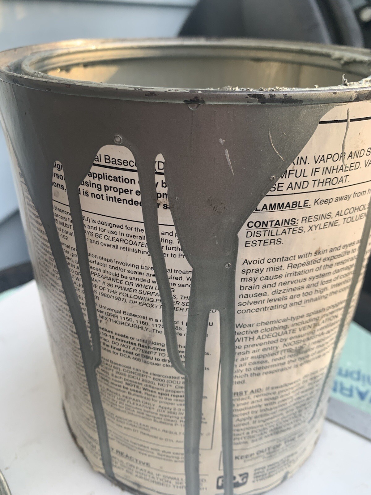 DBU 547 PPG Chrysler Deltron Basecoat Paint 1/2 Gallon | Gray ...