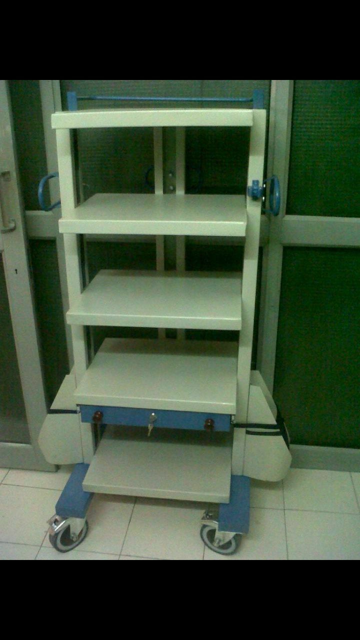 Laparoscopic Laparoscopy Endoscopy Trolly Tower Mobile Workstation 5 ...