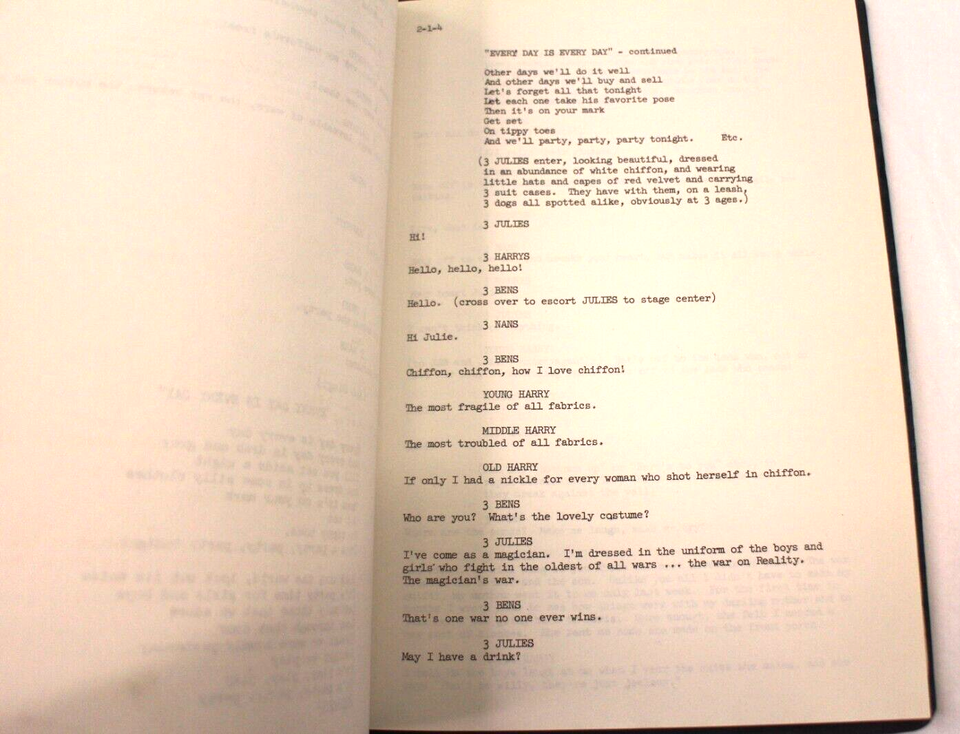 Dogs of The Waltz Original Script and Lyrics Fran and Alfred Landesman ...