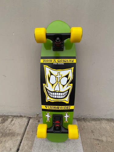 Official Vision Grigley Ghost Mini Cruiser Concave Skateboard Complete ...