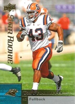 2009 Upper Deck #274 Tony Fiammetta RC Syracuse Orange Carolina ...