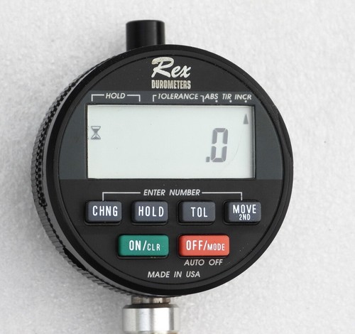 REX DIGITAL DISPLAY PRECISION GUAGE SHORE DUROMETER TESTER 847-465-9009 ...