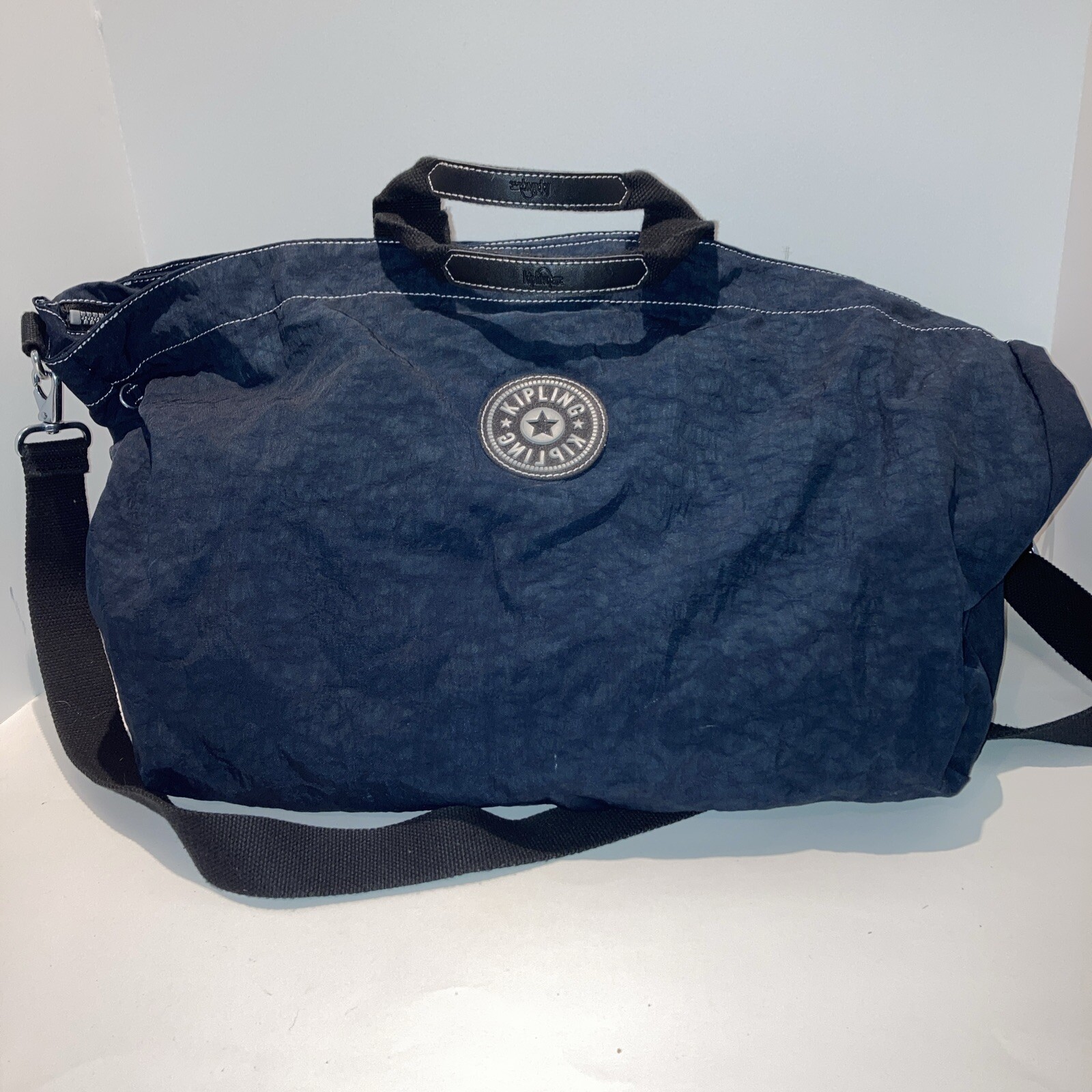 Kipling Navy Blue Extra Large Carry On Weekender Tote - Gem