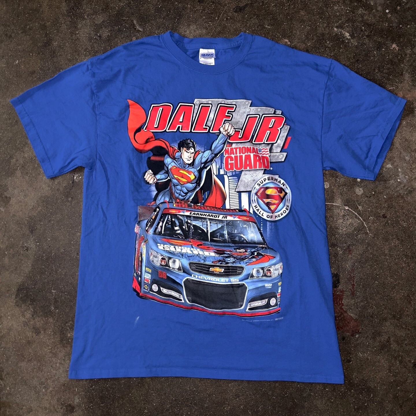 Vintage Dale Earnhardt Jr Superman Nascar Shirt - Gem