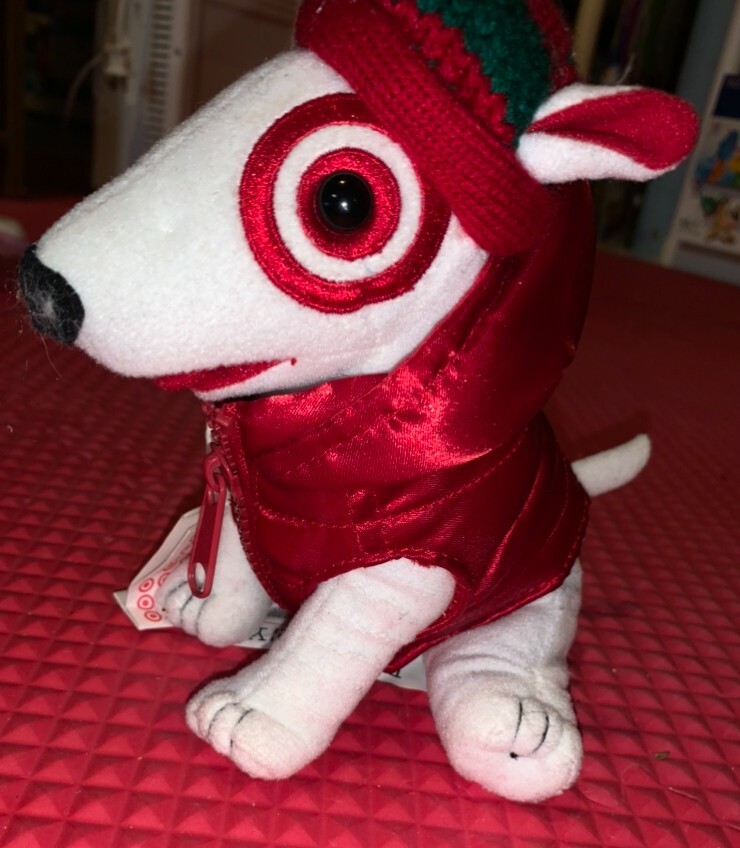 Target Bullseye Dog Plush Bull Terrier Red Black Friday 2007 Limited ...