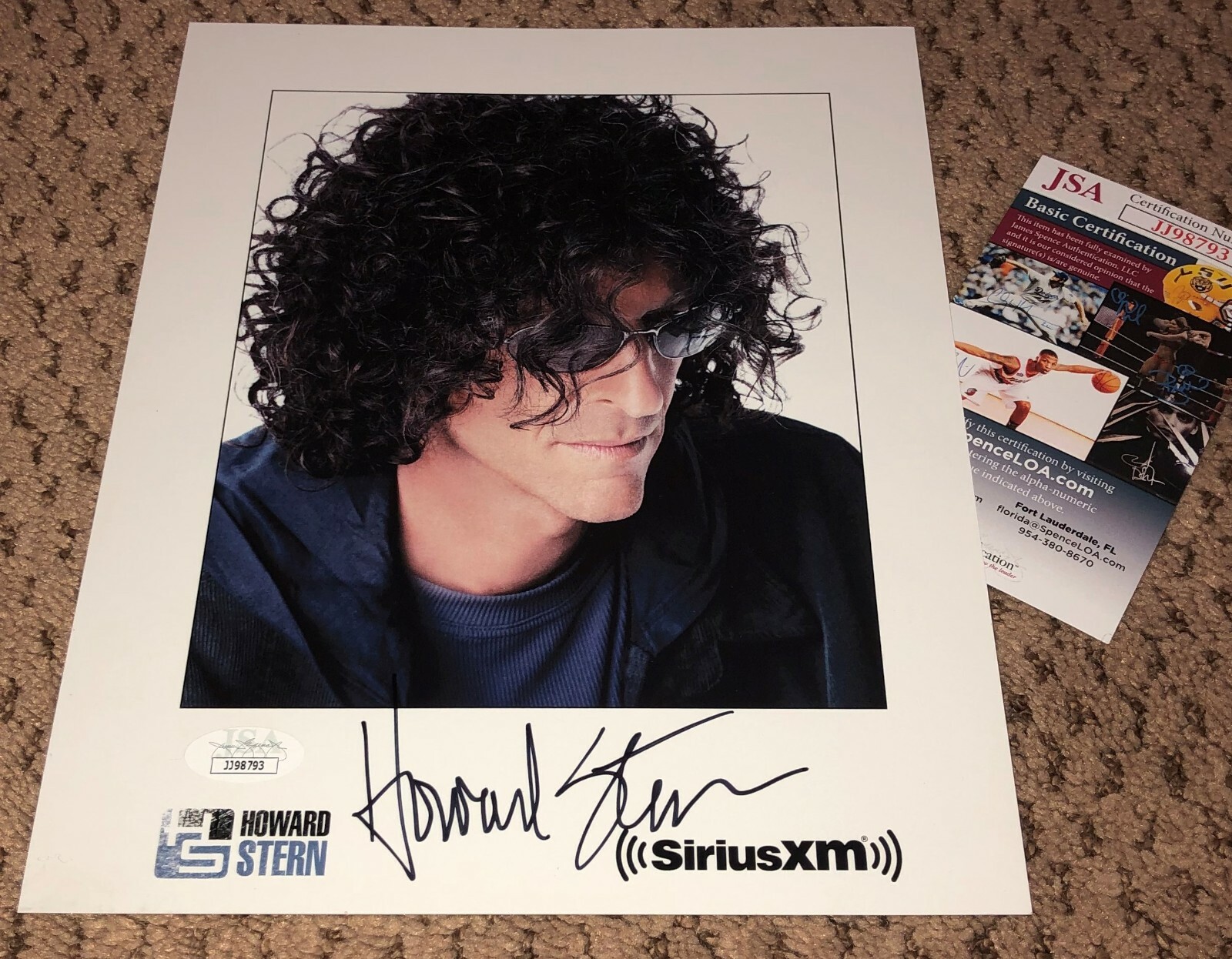 Howard Stern Autographed Signed 8X10 Sirius Promo Photo JSA Autograph ...