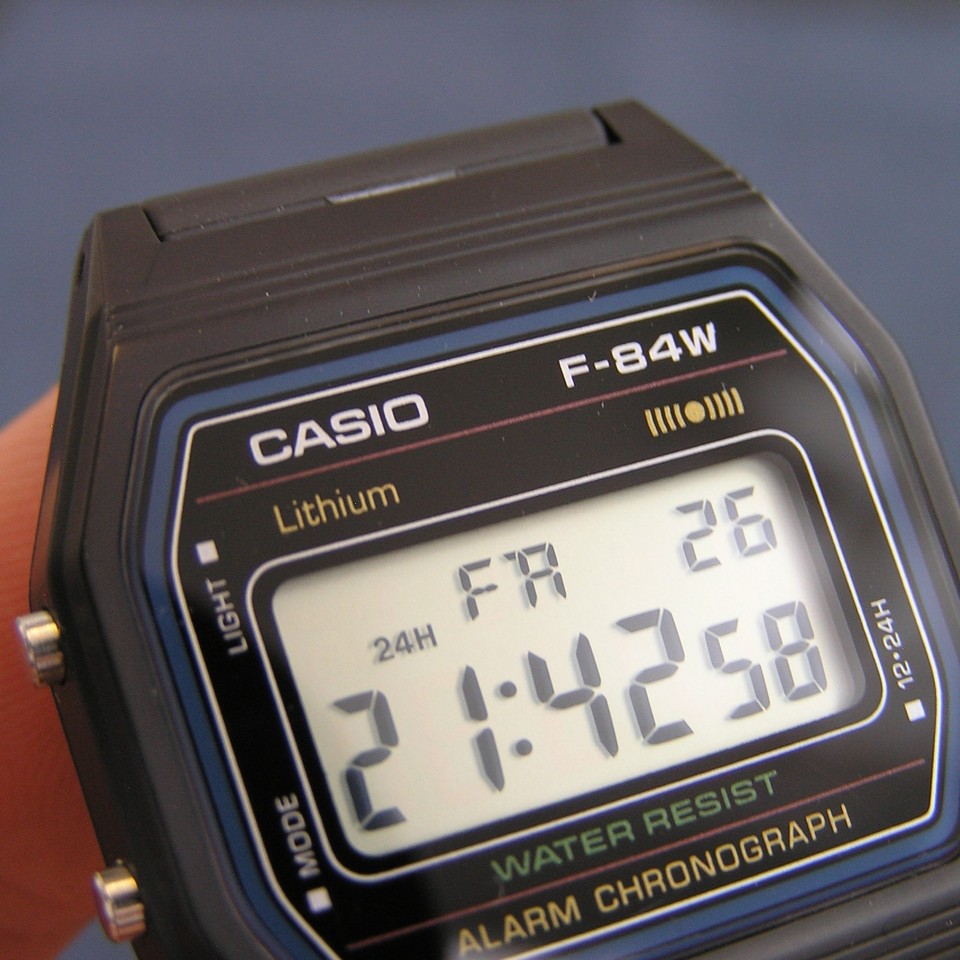 UK STOCK CASIO F-84W-1QJH Japan Exclusive Digital Watch Classic ...