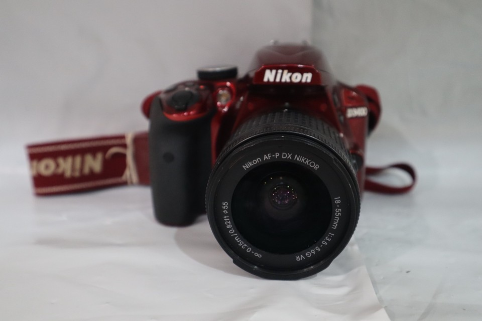 Nikon D3400 24.2MP DSLR Digital Camera RED w/ 18-55mm (SC: 13,947 ...