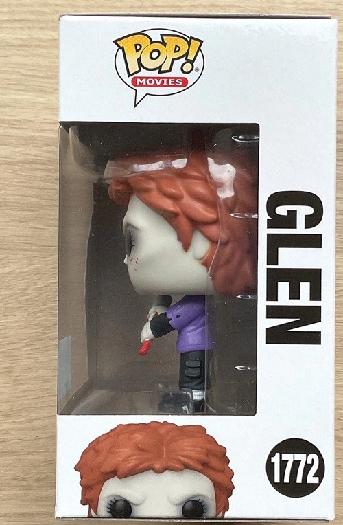 Chucky Glen With Axe Funko Pop #1772 + Protector | eBay UK