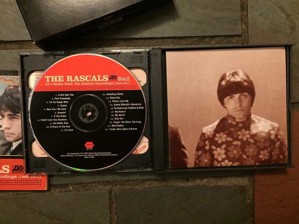 THE RASCALS ALL I REALLY NEED RHINO ATLANTIC RECORDINGS 6CD SET NM #489 ...