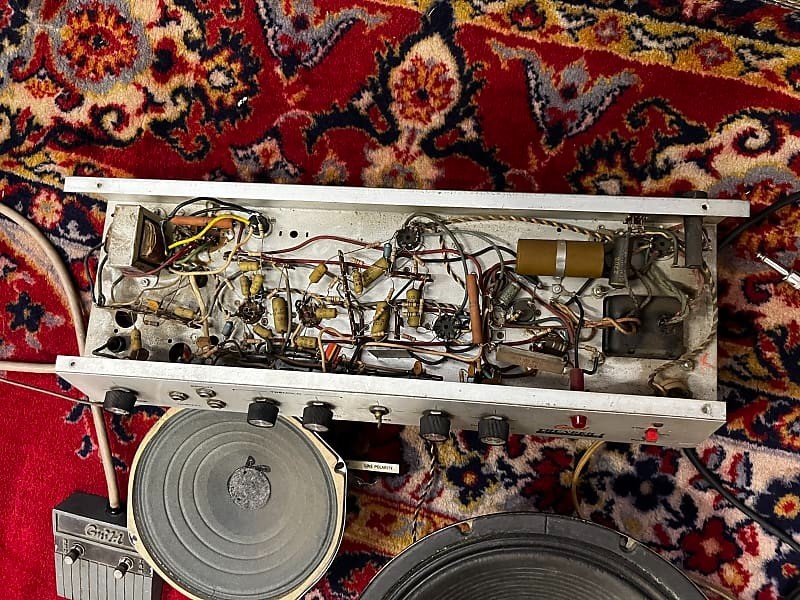 Guild Thunder 1 RVT Chassis and Speakers Project Works 1960s | eBay