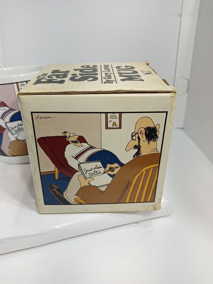 FARSIDE MUG. FARSIDE PSYCHIATRIST MUG. VINTAGE FARSIDE CARTOON MUG ...