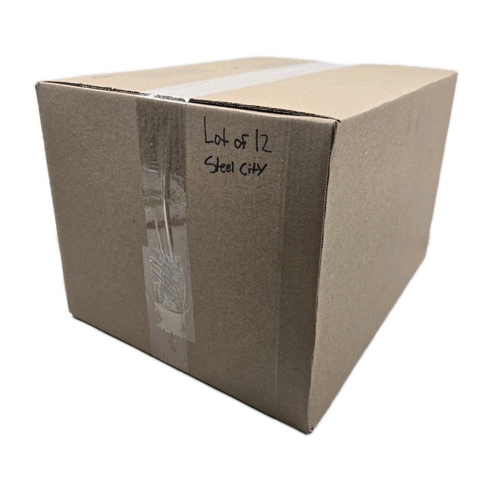 Lot Of 12 Steel City 4” Metallic Metal Square Electrical Outlet Box ...