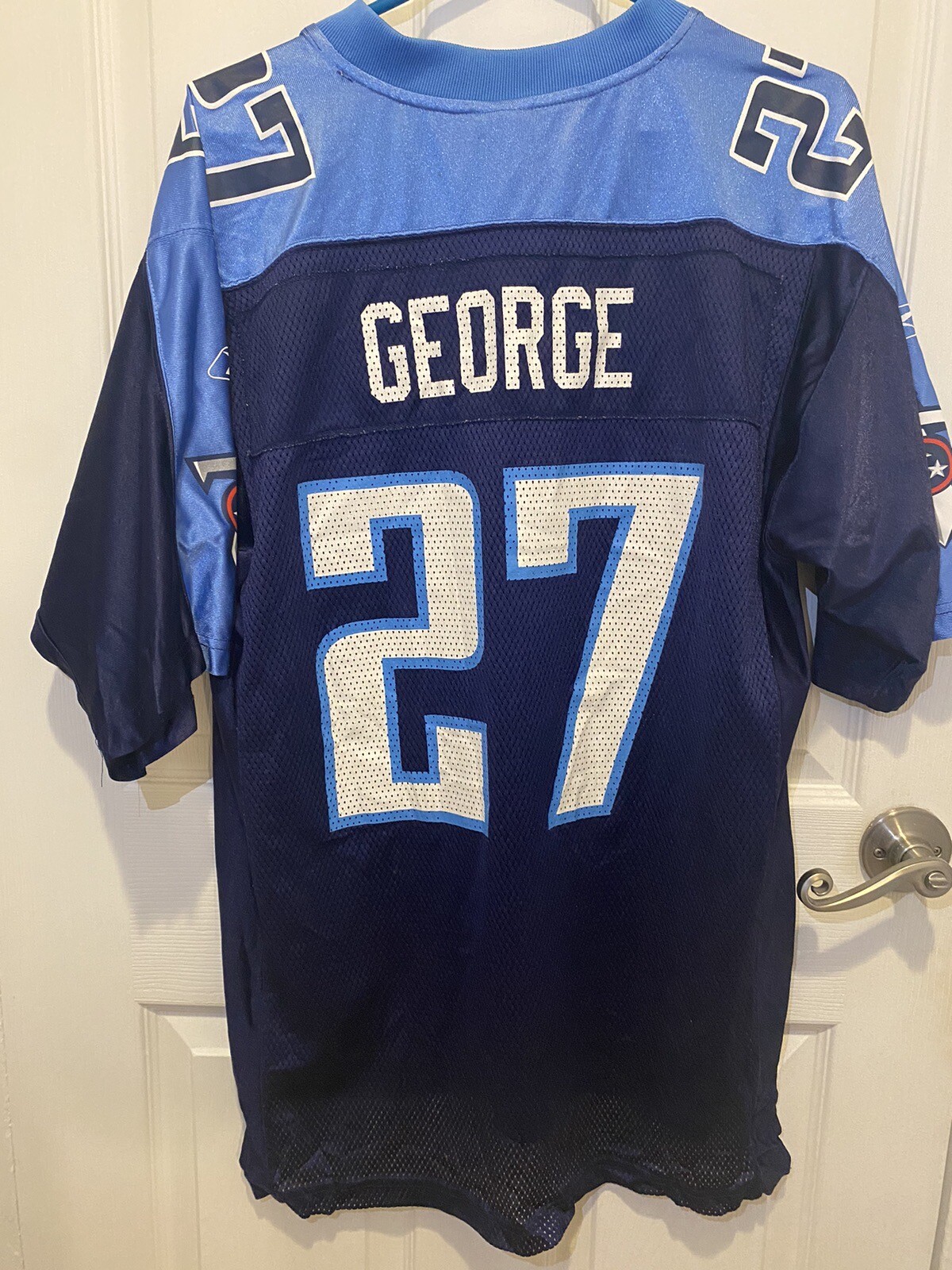 Vintage Tennessee Titans Eddie George NFL Jersey Size Medium Reebok ...