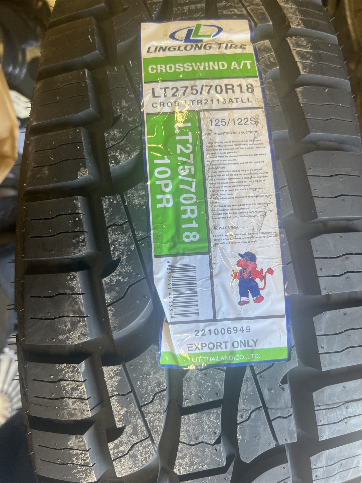 1 NEW 275/70R18 Crosswind A/T Tires 275 70 18 2757018 R18 AT 10 ply All ...