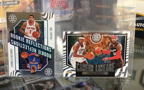 2020-21 Illusions CARMELO ANTHONY/TOPPIN Rookie Reflections + Career ...