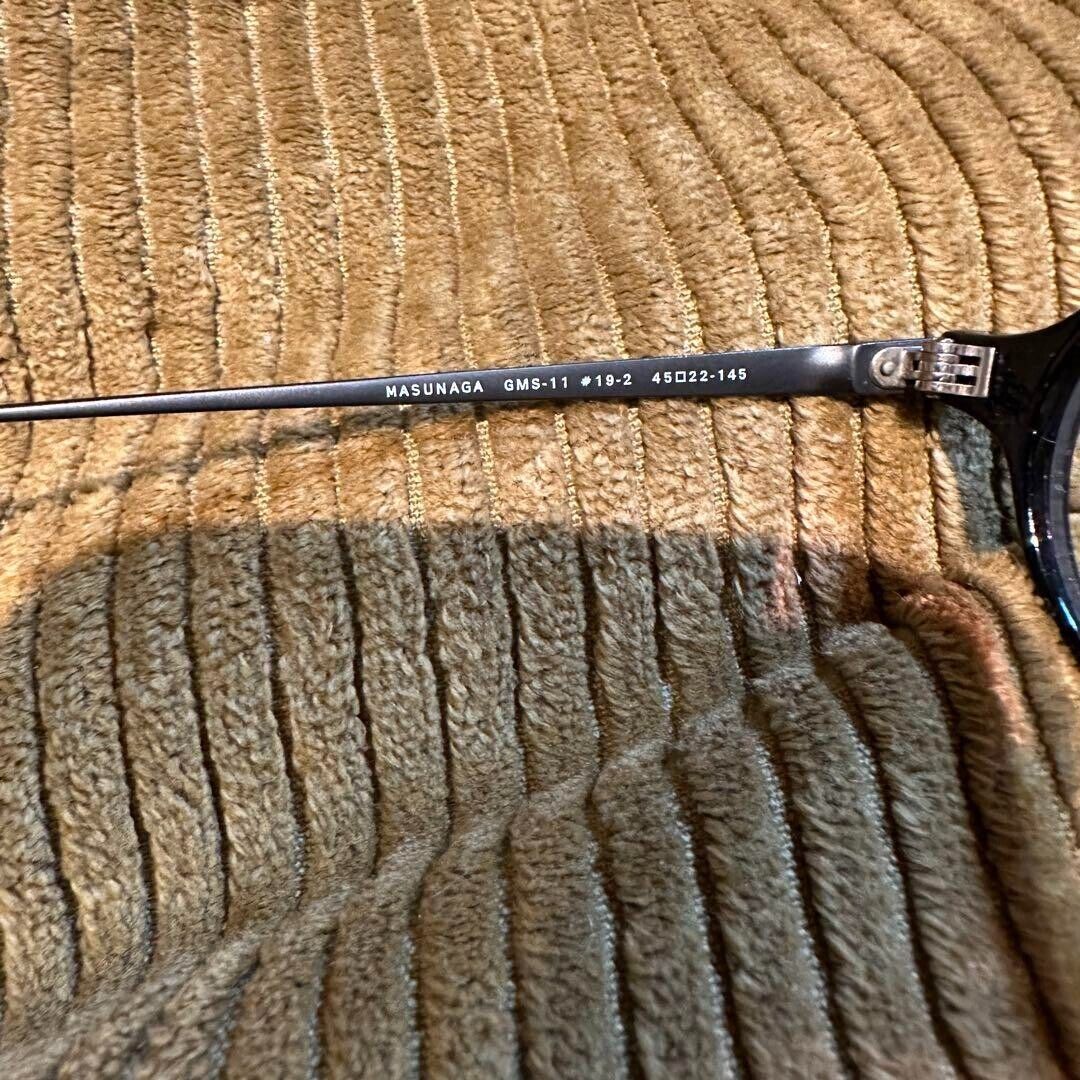 MASUNAGA GMS-11 19-2 Eyeglasses Frame 45◻︎22-145 Mint MASUNAGA GMS-11 19-2 Eyeglasses Frame 45◻︎22-145 Mint