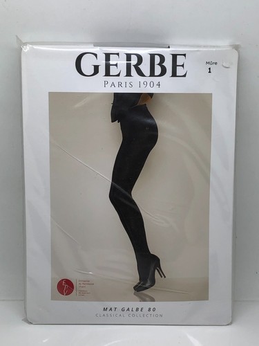 Collants Femme GERBE Mat Galbe 80 Taille 1 couleur Mûre Neuf !!! | eBay