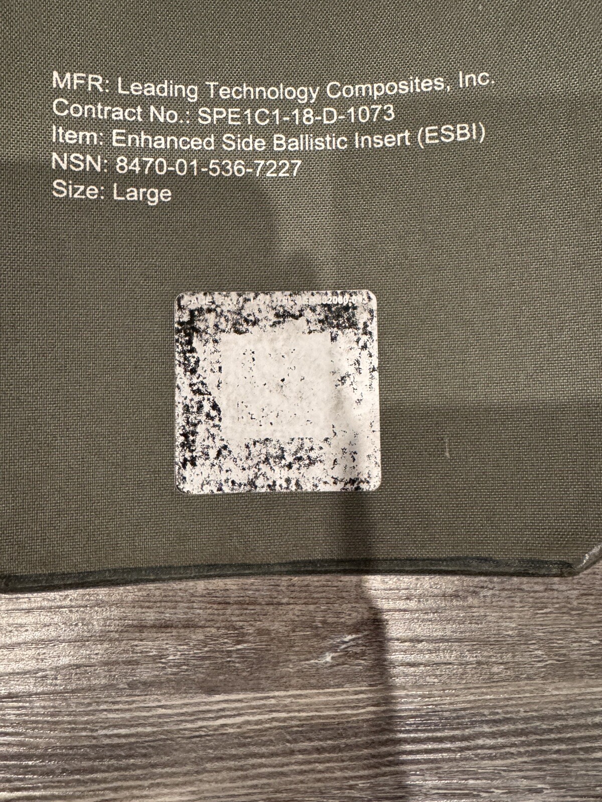 Set of 2 LTC Gen III Strike Face Ballistic Side Plates Surplus Military ...